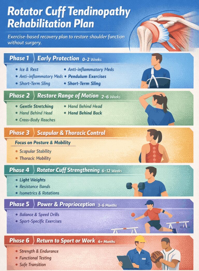 Rotator Cuff Tendinopathy - Signs, Rehab Plan, And How Long Healing ...